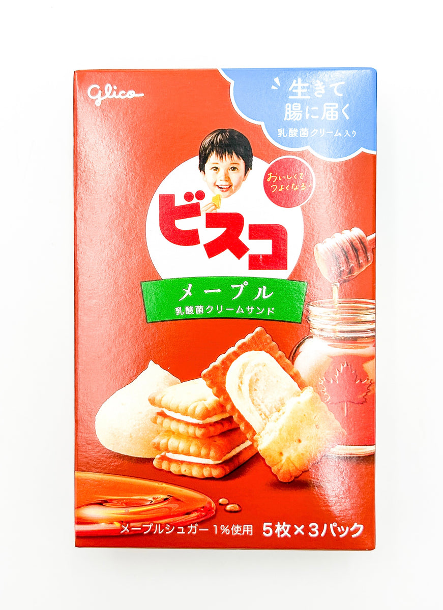 JP Glico Bisuko Maple Biscuits – Hatsuka-Ya
